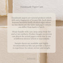 Menus – Cream Handmade Paper – kethstudio