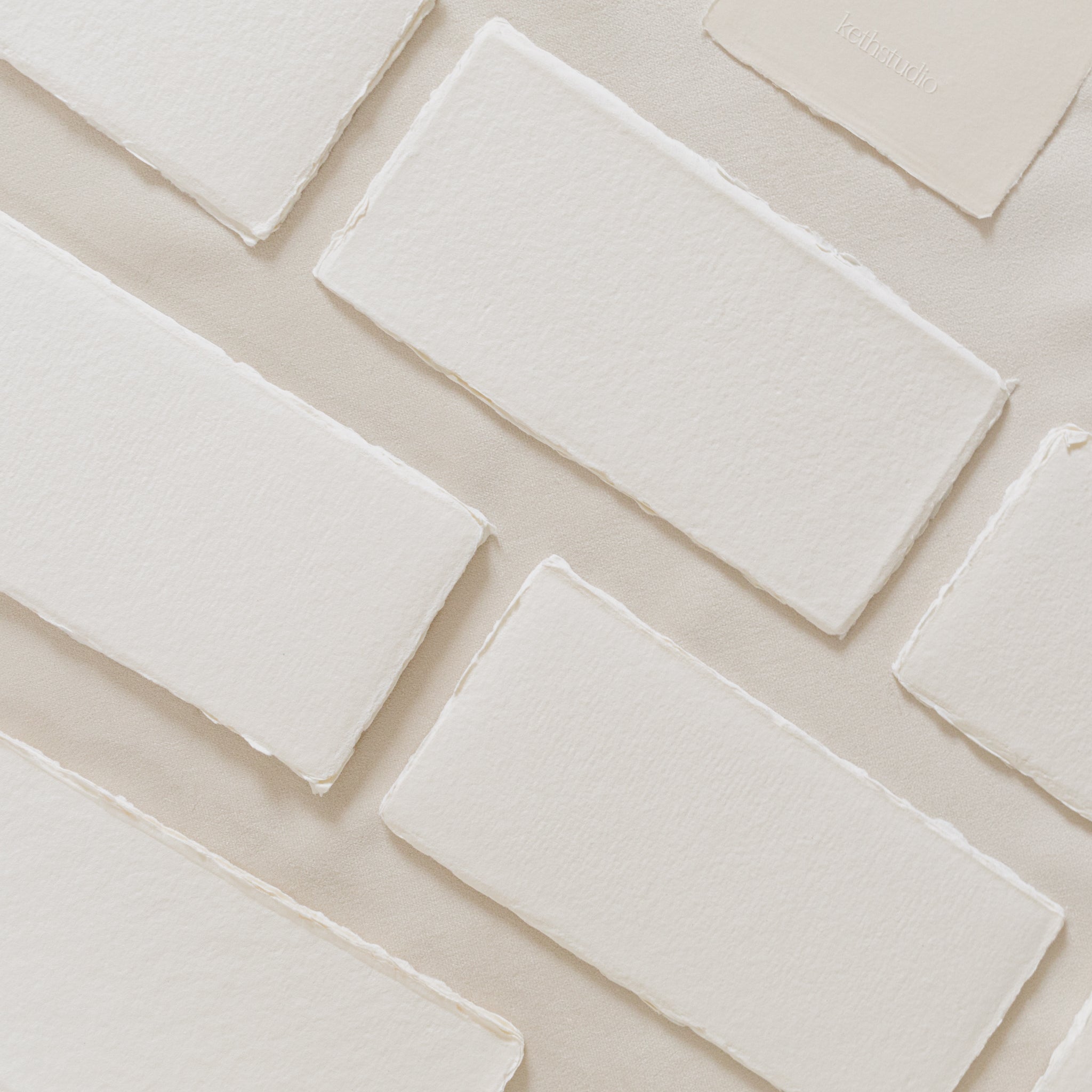 Menus – Cream Handmade Paper – kethstudio