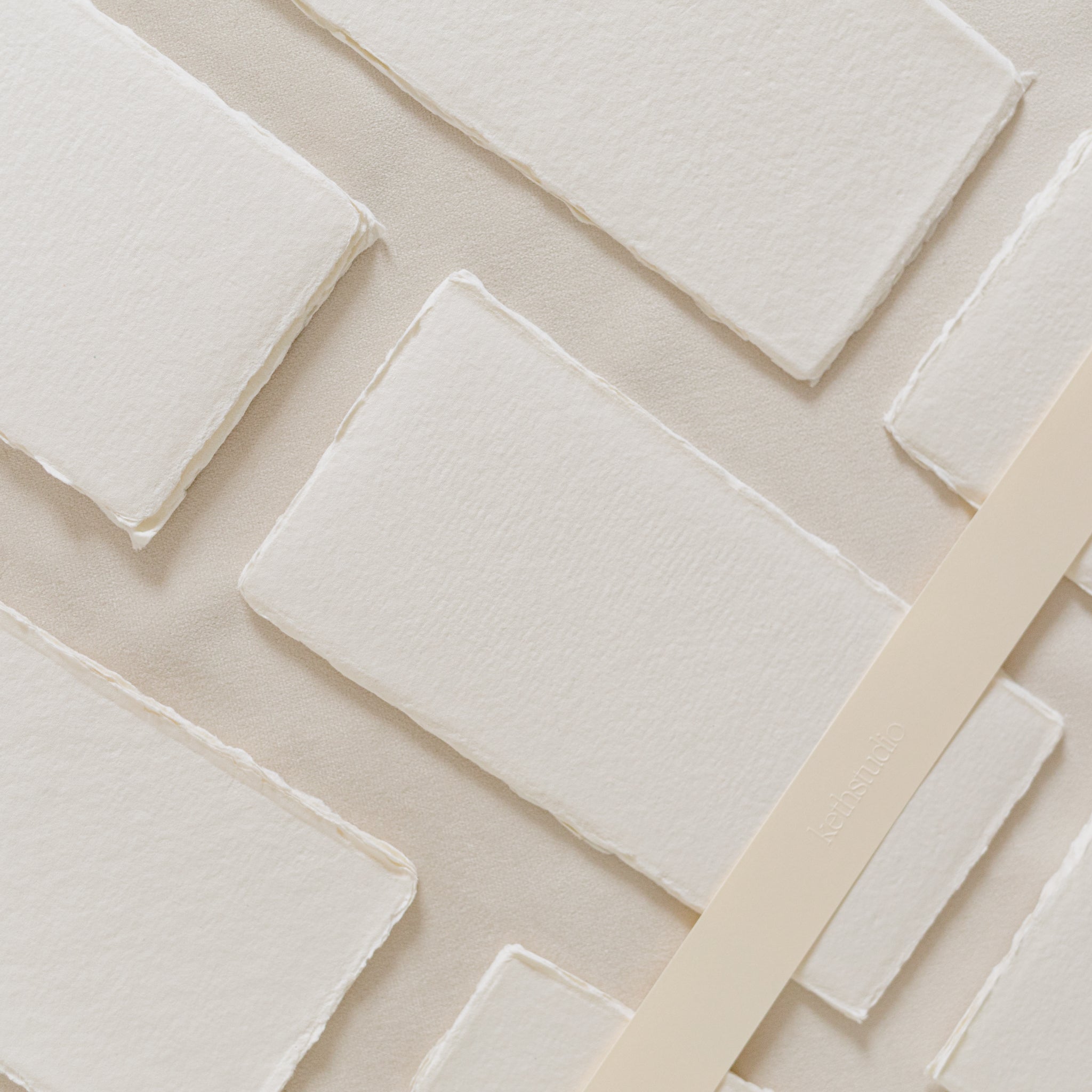 Menus – Cream Handmade Paper – kethstudio